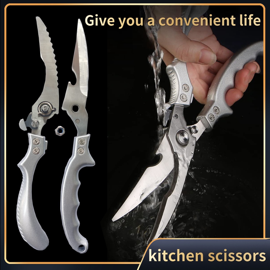 Stainless Steel Kitchen Scissors Updated Chicken Bone Kitchen Shears ...