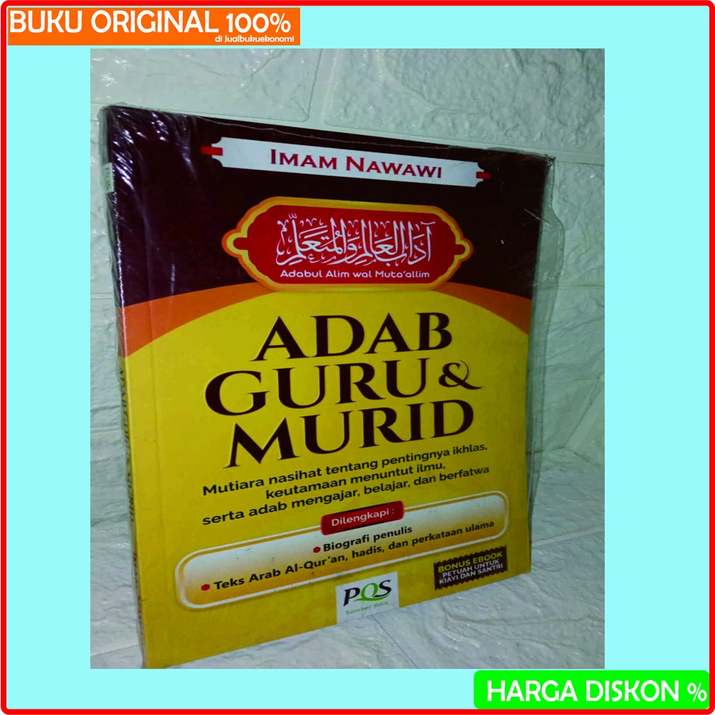 Adab Teachers And Students - Imam Nawawi - Original Book | Shopee ...