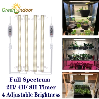 Timer Grow Light for Plants Full Spectrum Indoor Outdoor Garden Home ...