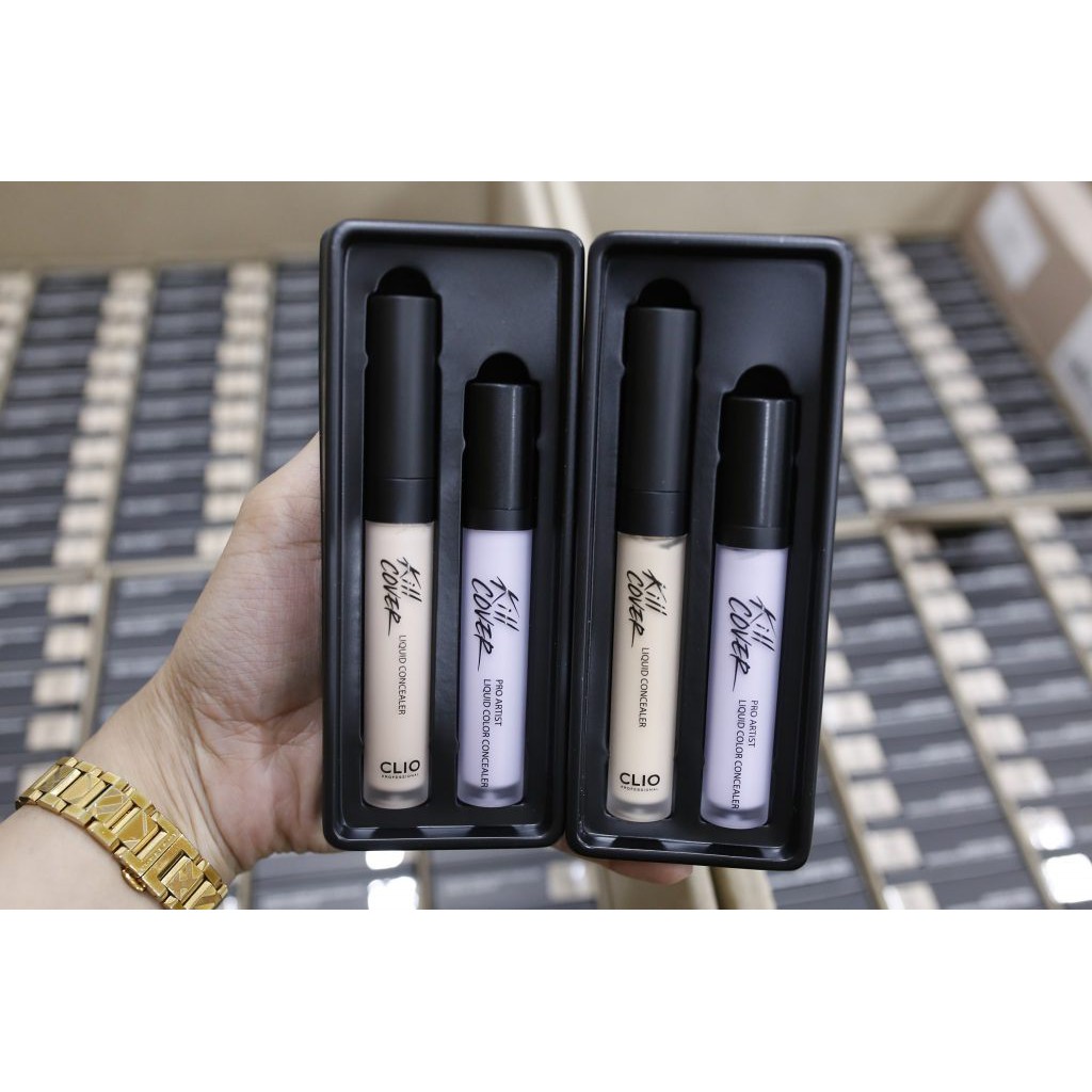 Clio Kill Cover Liquid Concealer Tone Up Cover Set | Shopee Philippines