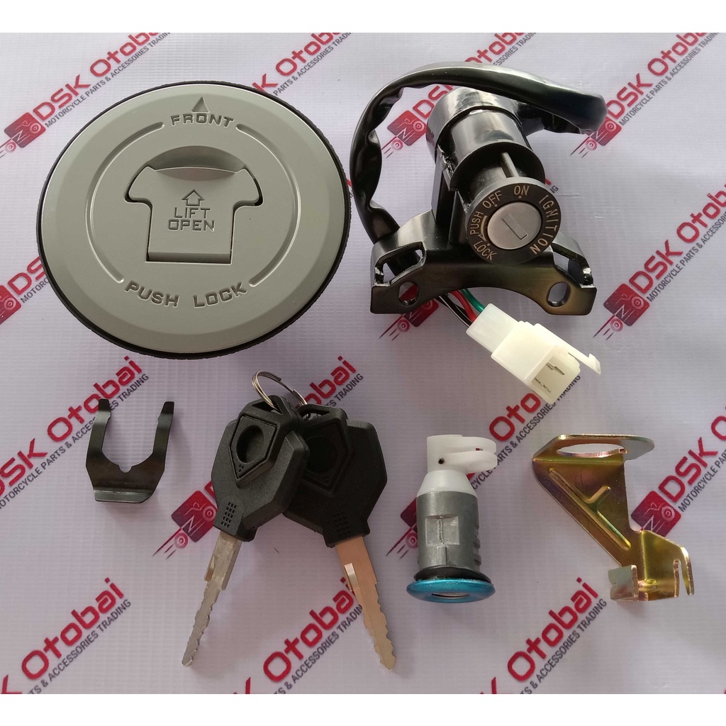 Ignition Switch Assembly for Rusi SSX 200 & Gamma 200 (w/ Seat Lock and ...