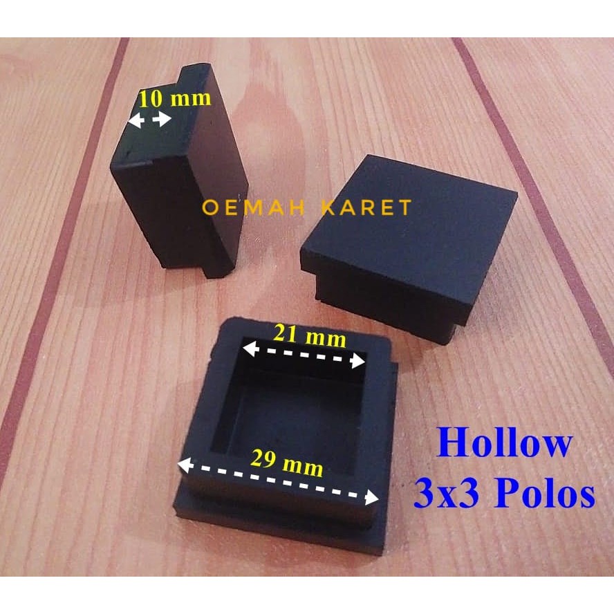 Hollow Holo Table Chair Leg Rubber 3x3 Plain - 8 PCS | Shopee Philippines