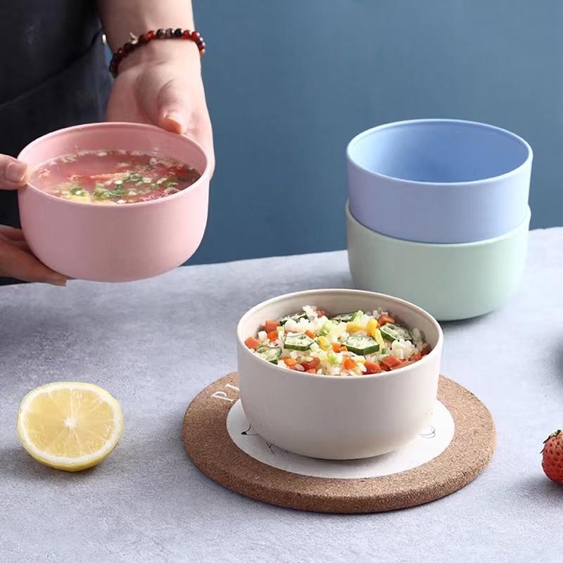 *BIG SALE*Wheat Straw Bowl Dinnerware Kids Soup Bowl Plastic ...