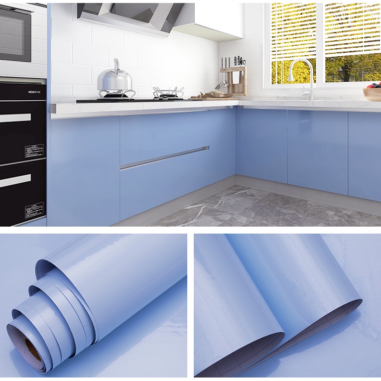 Kitchen cabinet film/self adhesive fridge wallpaper/vinyl waterproof ...