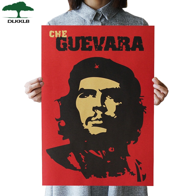 DLKKLB Che Guevara Character Retro Posters Wall Art Nostalgic Old Bar ...