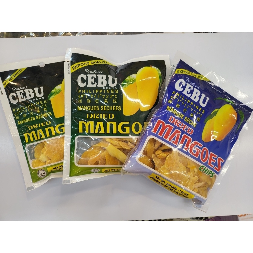 Cebu Brand Dried Mango Chips 100g & 200g | Shopee Philippines