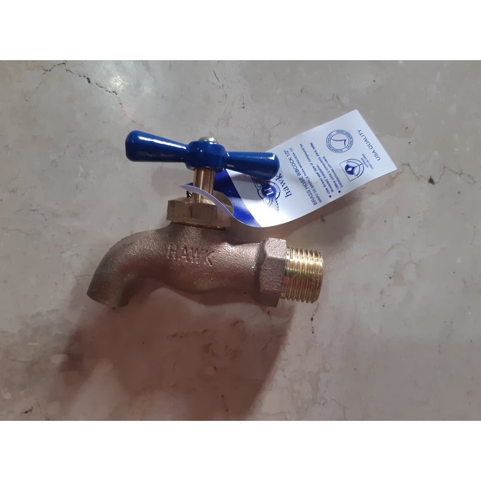 Brass Faucet Hawk Heavy Duty Faucet USA Quality (per pc) | Shopee ...