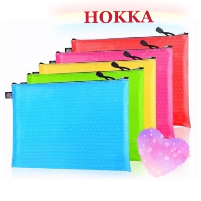 HOKKA A4 8.3' * 11.7' LONG ENVELOPE WITH ZIPPER 163-818 | Shopee ...