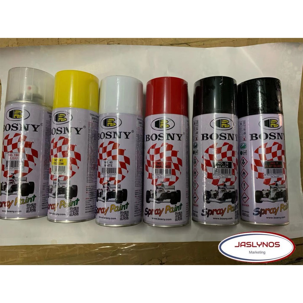 Original Bosny Spray Paint Ordinary Colors | Shopee Philippines
