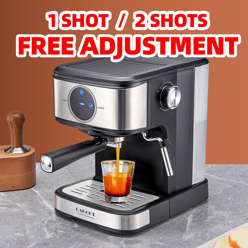 LAHOME Automatic Espresso Coffee Maker Machine Touch Panel Screen Milk ...