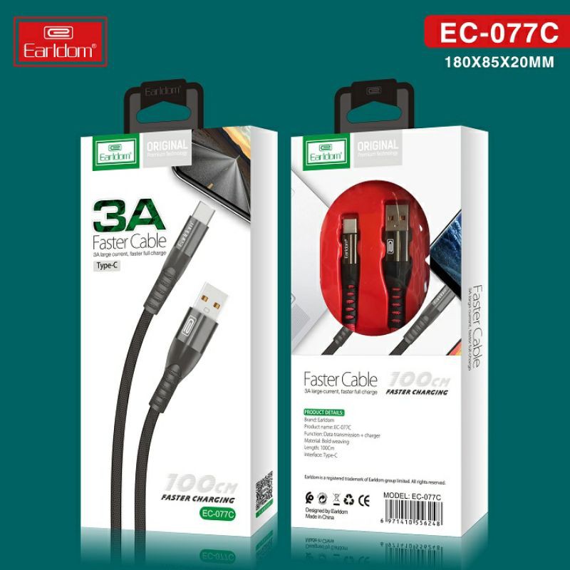 Earldom EC-077 Umbrella Charging Cable (3A Fast Charge) | Shopee Philippines