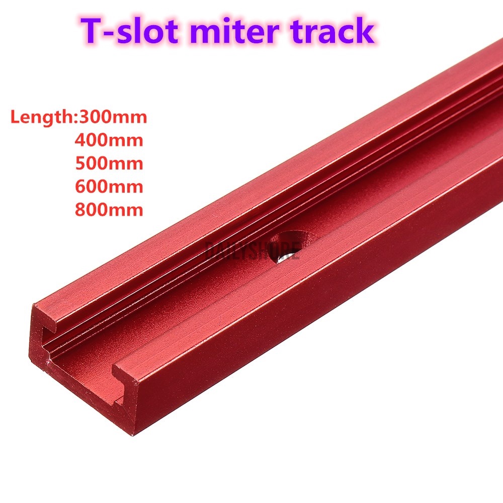 300-800MM Aluminum Alloy T-track T-slot Miter Track Jig T Screw Fixture ...