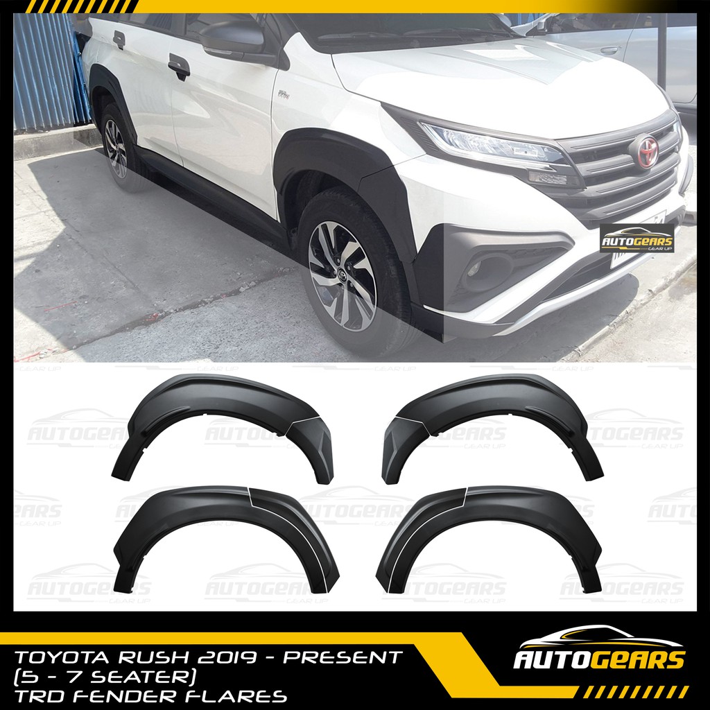 Toyota Rush (2018 - 2025) TRD Fender Flares | Shopee Philippines