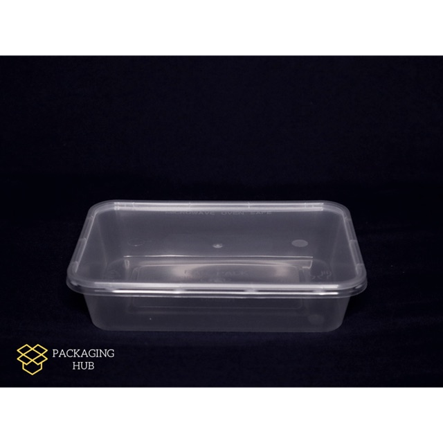 50pcs Fas Pack Rectangular Microwavable Container (500ml) | Shopee Philippines
