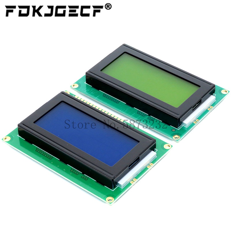 DC 5V Blue / Yellow Green Blacklight 1604 16*4 16x4 Character LCD1604 ...