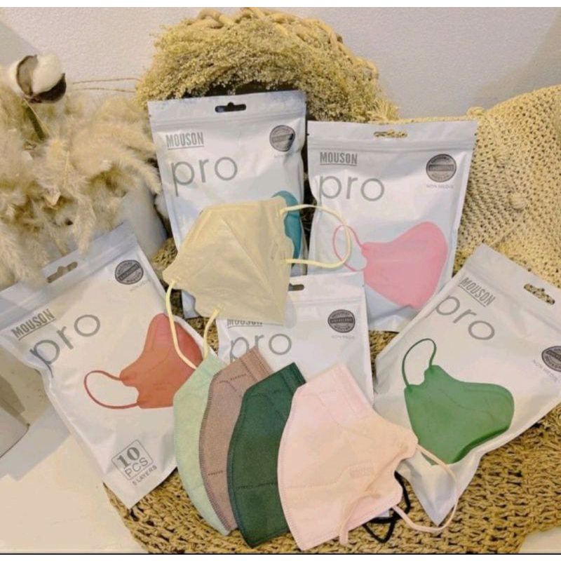 Mouson KN 95 Premium & Mouson PRO Mask, pack of 10 | Shopee Philippines