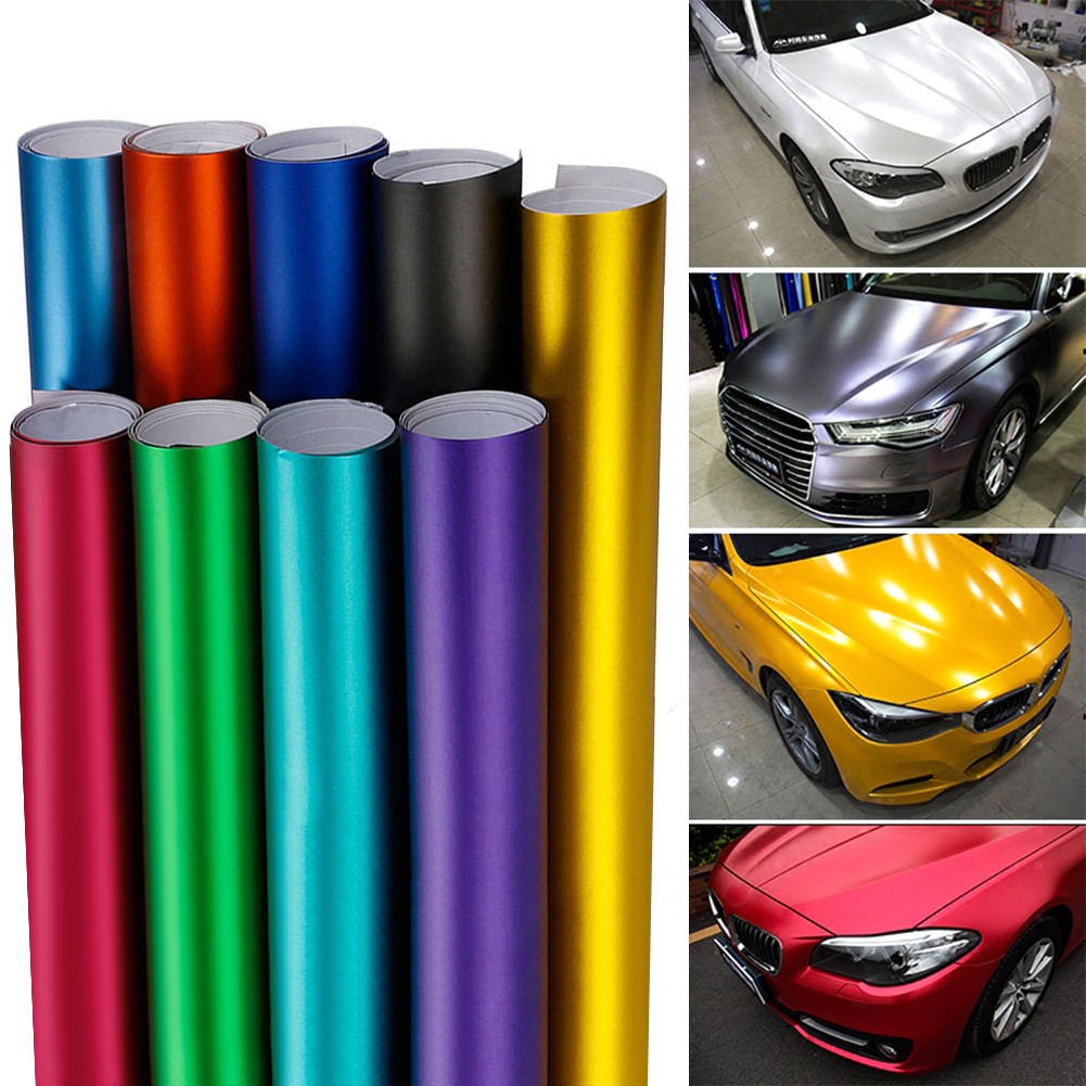 Car PVC Sticker Vinyl Wrap Plating Matte Ice Decorative Auto Film ...