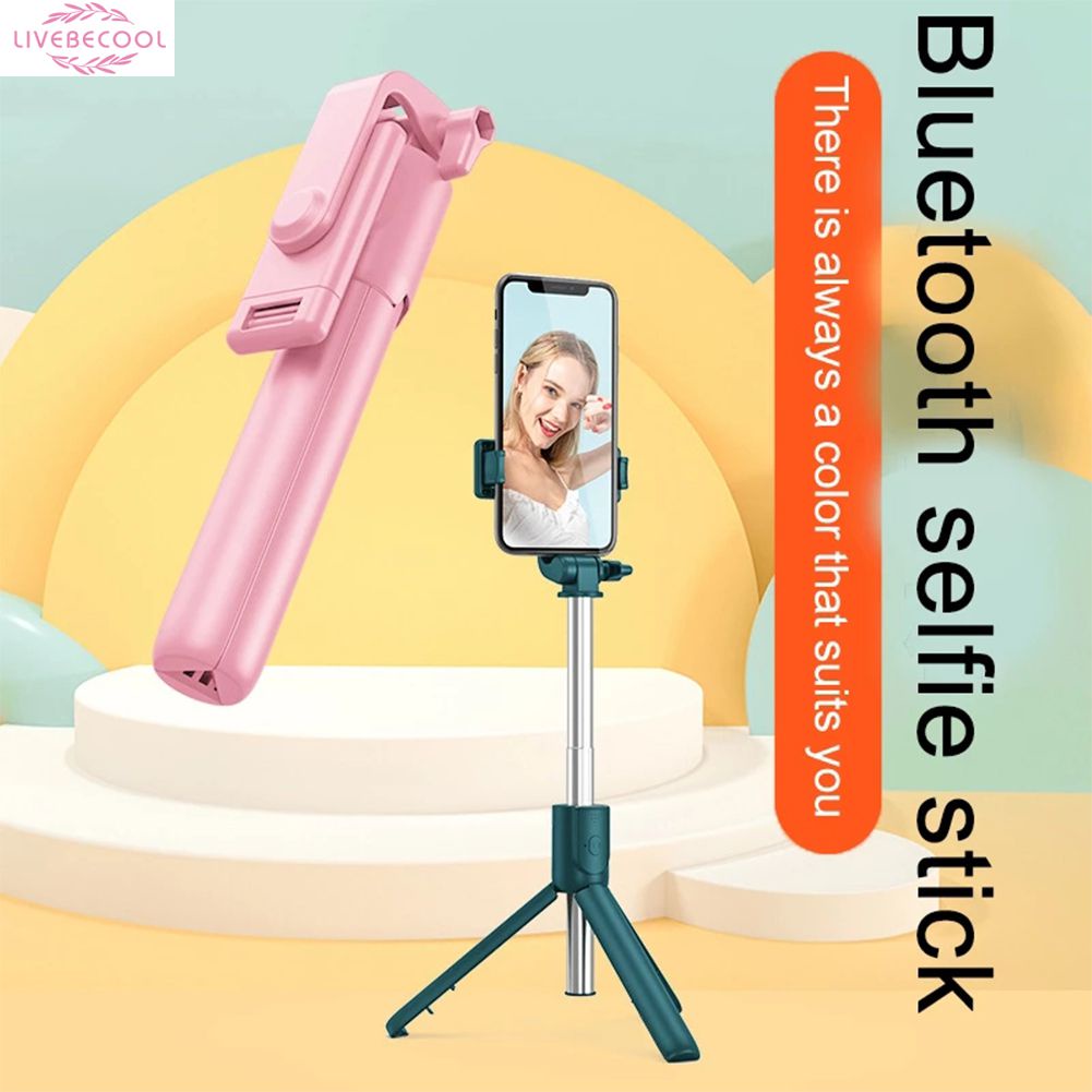 4 In 1 Tripod Phone Stand Selfie Stick With Light Tripod Monopod
