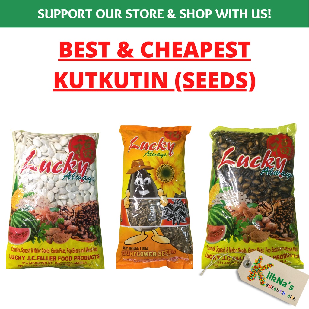 KlikNa's Kutkutin Butong Pakwan | Sunflower and Squash Seeds 1kilo ...