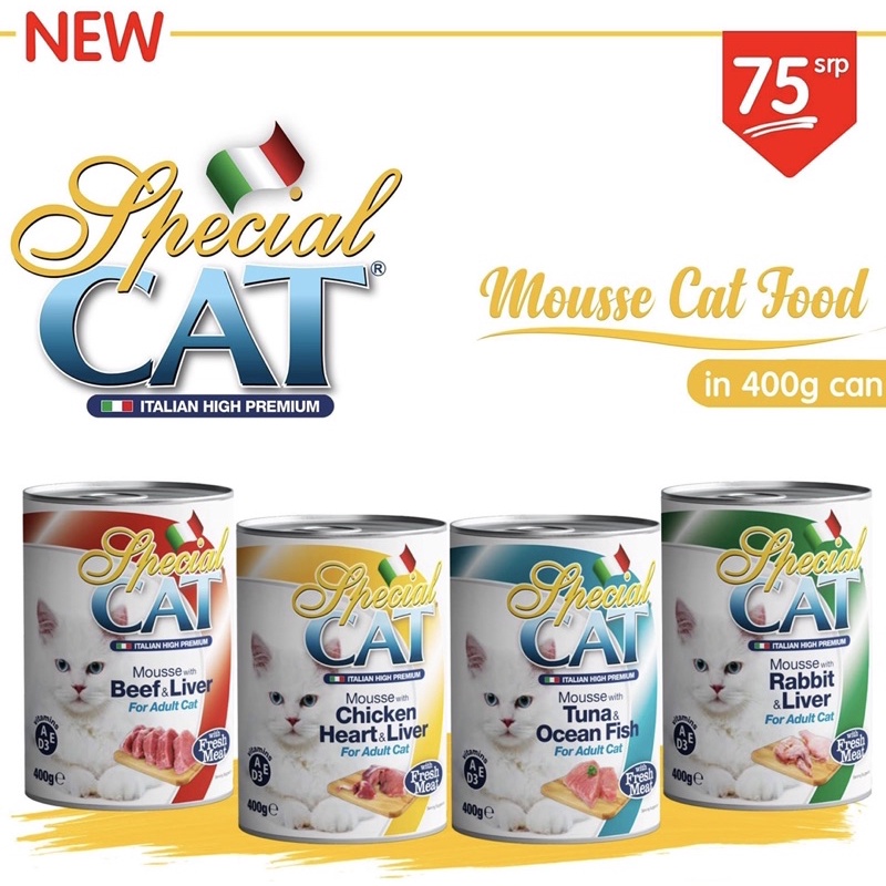 SPECIAL CAT Mousse Cat Food 400g | Shopee Philippines