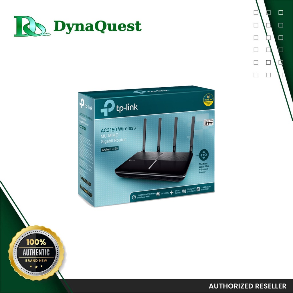 TP-Link Archer C3150 Ac3150 Wireless Mu-Mimo Gigabit Router | Shopee ...