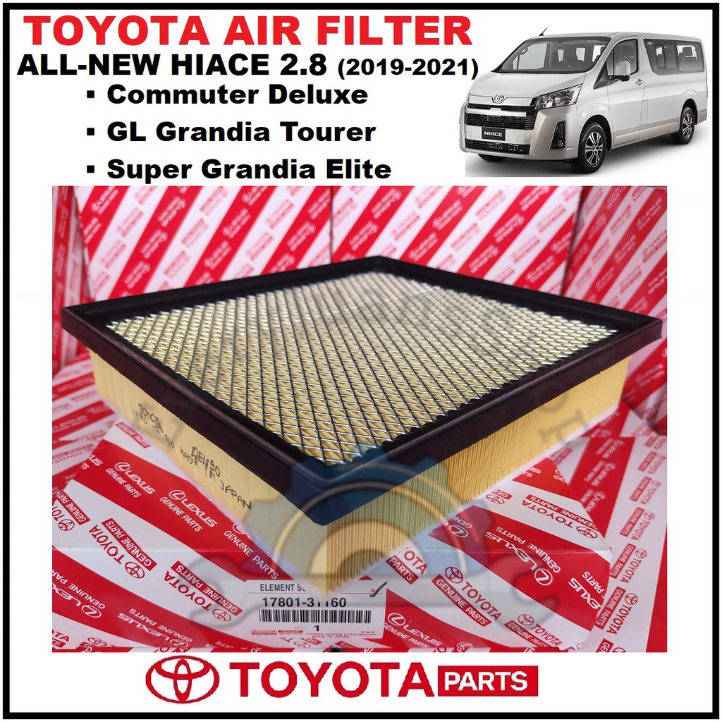 Toyota Hiace Air Filter - Commuter Deluxe / GL Grandia Tourer / Super ...