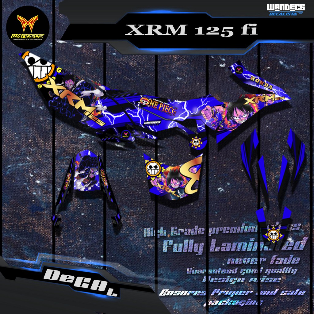 XRM 125 Fi Decals One Piece Concept | Shopee Philippines