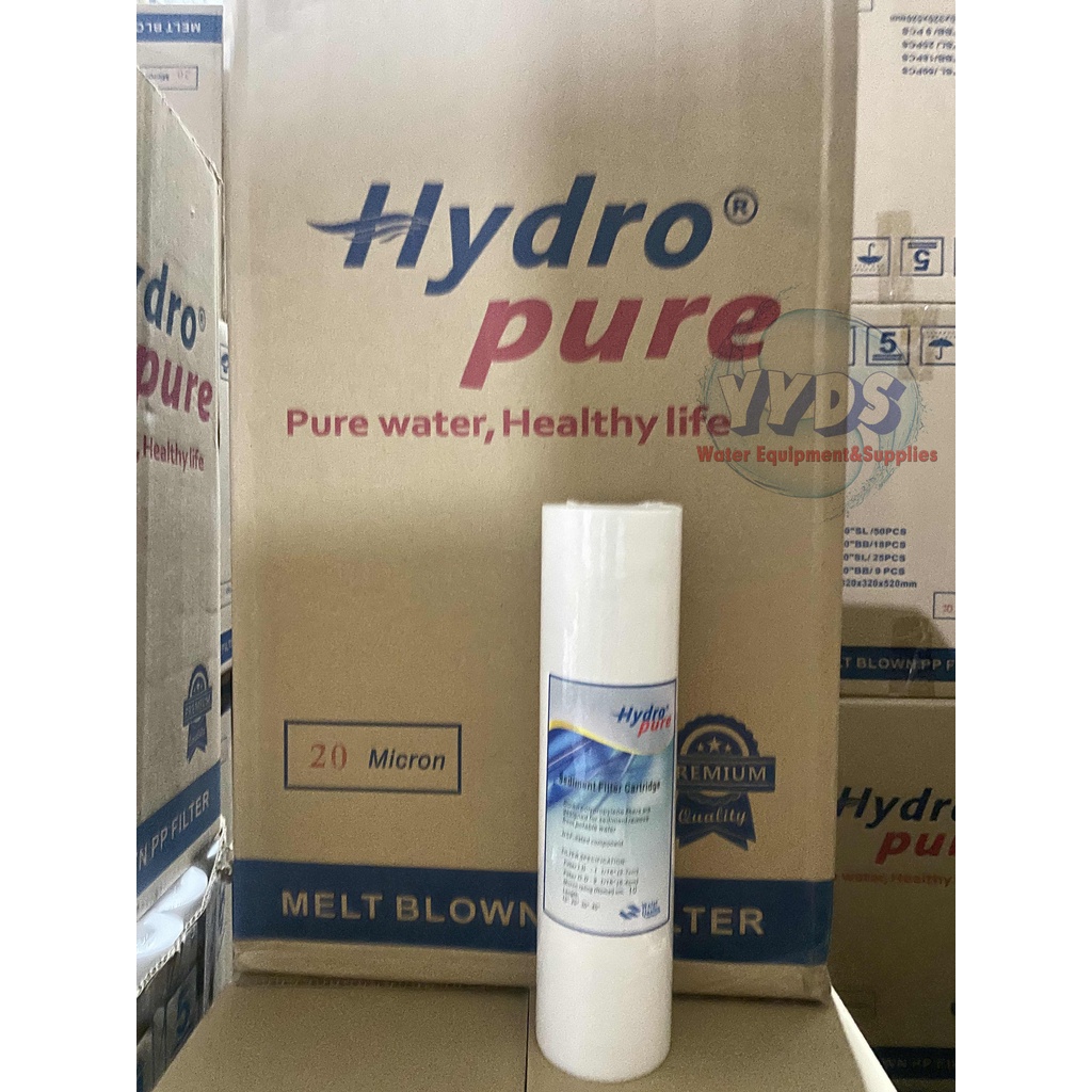 1BOX/50PCS Hydrosep/Hydropure Sediment Filter 10" SL 1 Micron/5 Micron ...