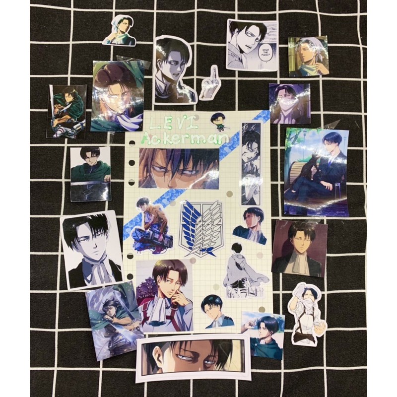 (Ticker Anime) Levi Ackerman | Shopee Philippines
