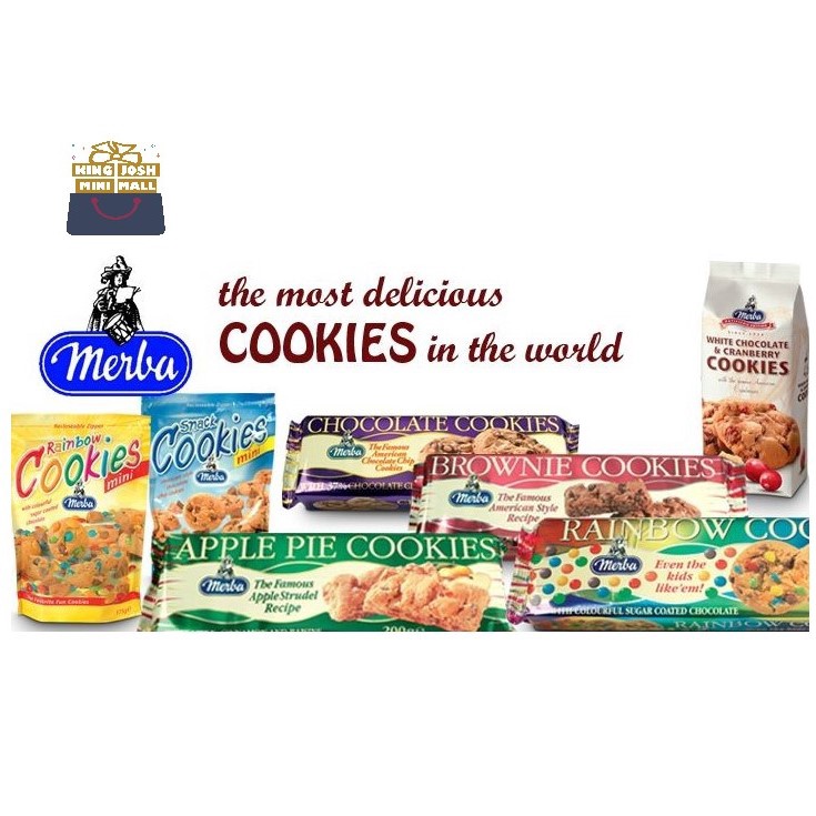Merba Assorted Cookies (Apple Pie, Brownie, Caramel, Chocolate, Etc ...