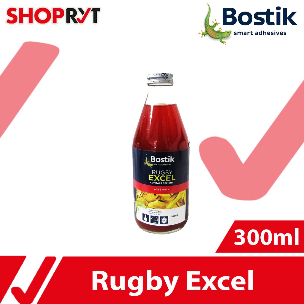 Bostik Rugby excel 300ml (Bonding of rubber, leather, rubber foam ...