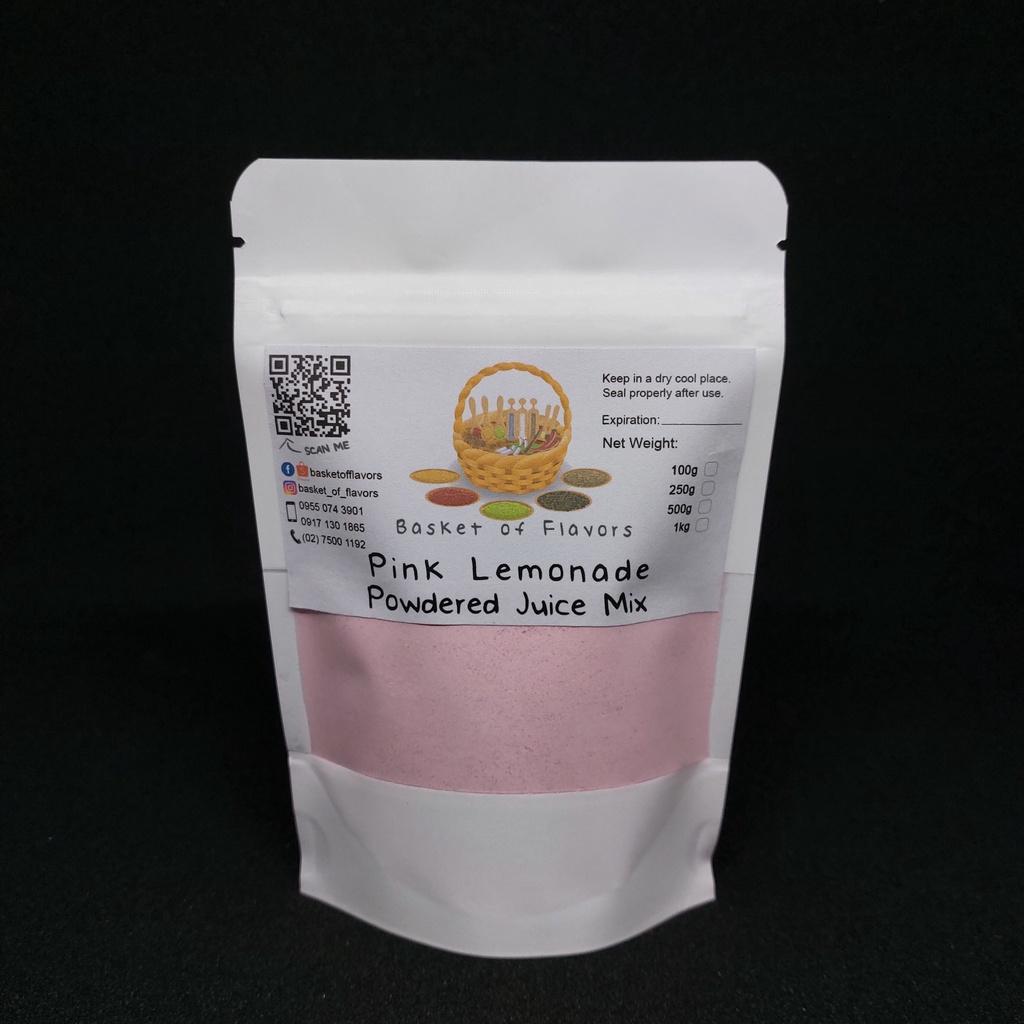 Pink Lemonade Juice Mix Powder 100g 250g 500g 1000g 1kg | Shopee ...