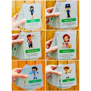 community helper identification educational flashcards laminated ...