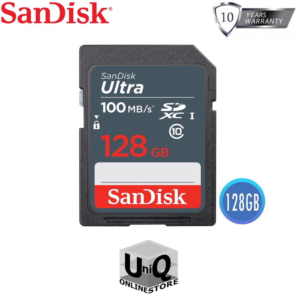 Sandisk Ultra Memory Card SDXC, 128GB Capacity SDSDUNR | Shopee Philippines