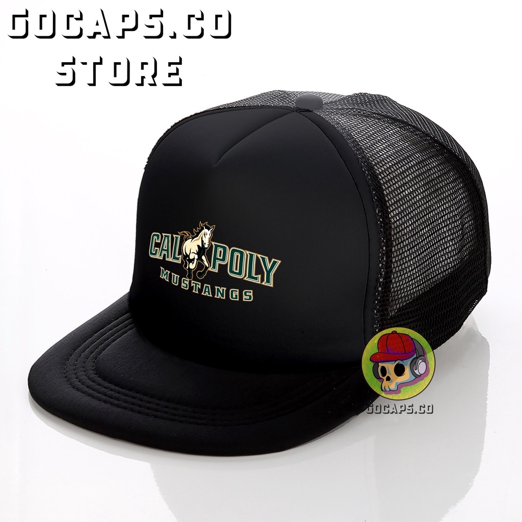 Calpoly Mustangs/NBA/Basketball Hat/Basketball/Net Hat/Distro Net Hat ...