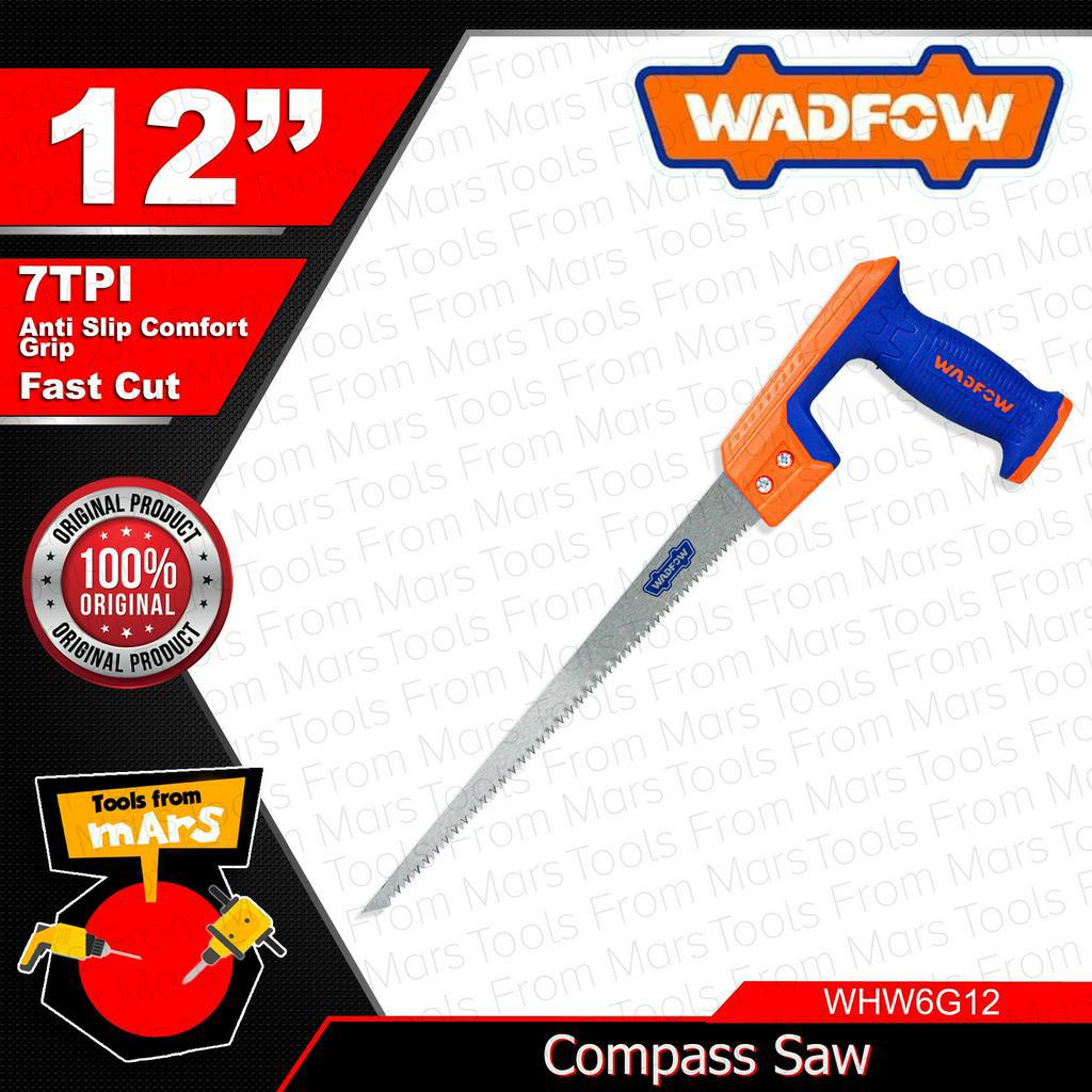 WADFOW Compass Saw Narrow For Wood 12" Inch Hand Saw Keyhole Saw Wood ...