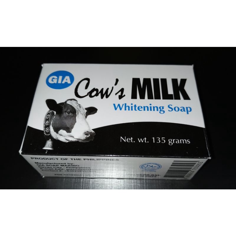 GIA COW'S MILK Whitening Soap 135g | Shopee Philippines