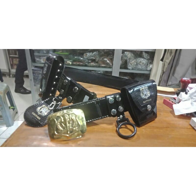 Complete full set of security guard belts + bangkol/ head PDH PDL size ...