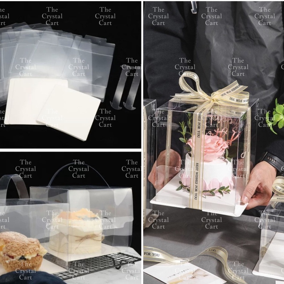 Transparent Multilayer Cake Acetate Box TCC | Shopee Philippines