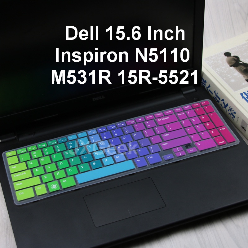 Laptop Keyboard Cover Dell Inspiron N5110 M531R 15R-5521 Dell 15.6 Inch ...