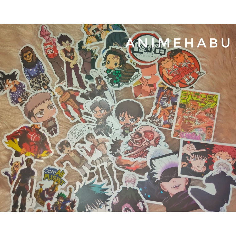 12 PCS. Random Anime Stickers | Shopee Philippines