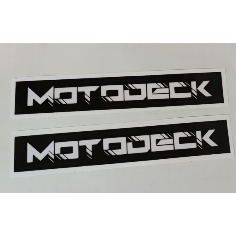 2pcs Motodeck Front Shock Vinyl Sticker Waterproof High Quality ...