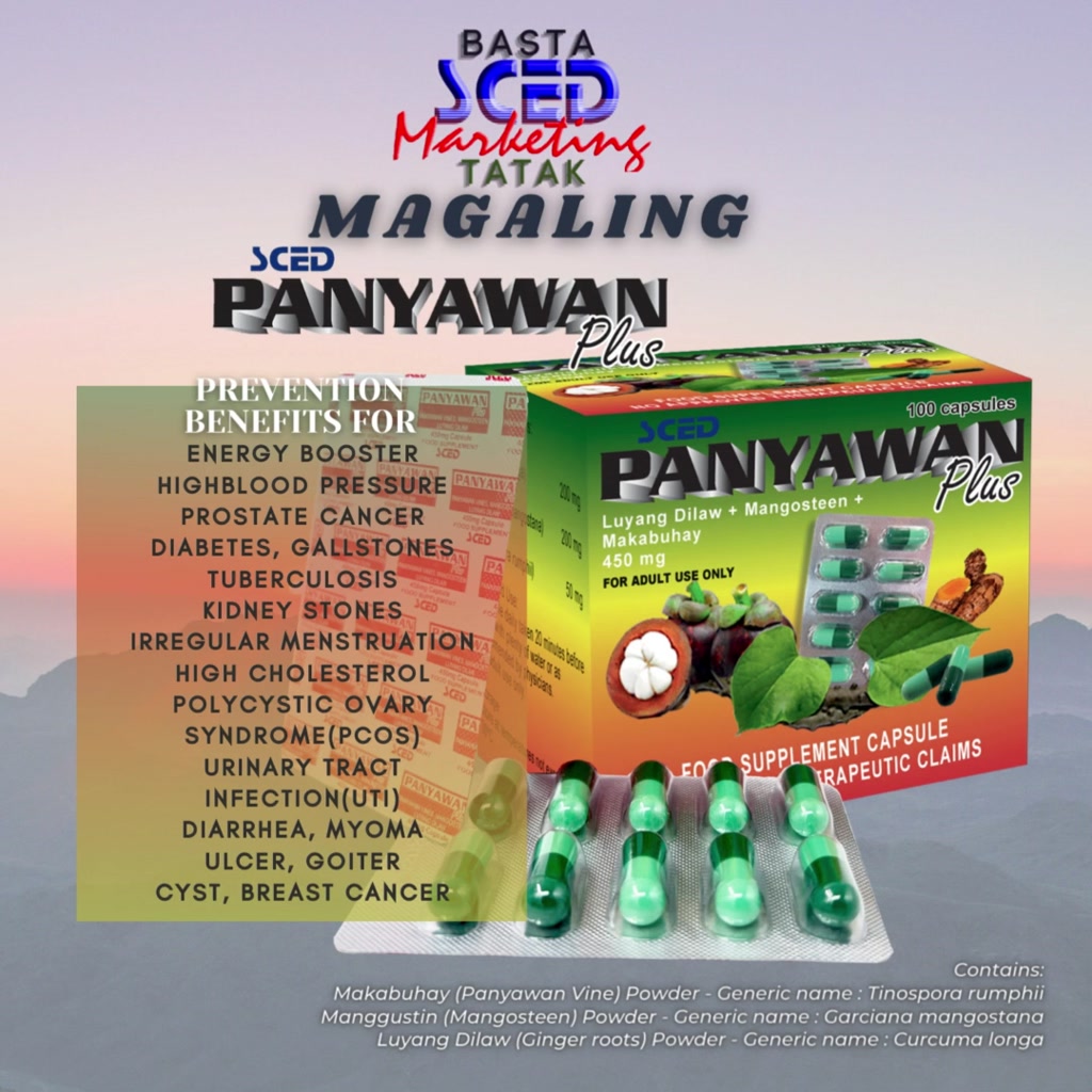 SCED Panyawan Plus Capsule (20capsules) | Shopee Philippines