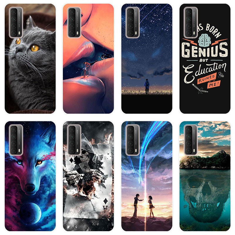 Huawei Y7a Case Silicone TPU Back Cover Huawei Y7a Y 7a HuaweiY7a Soft ...