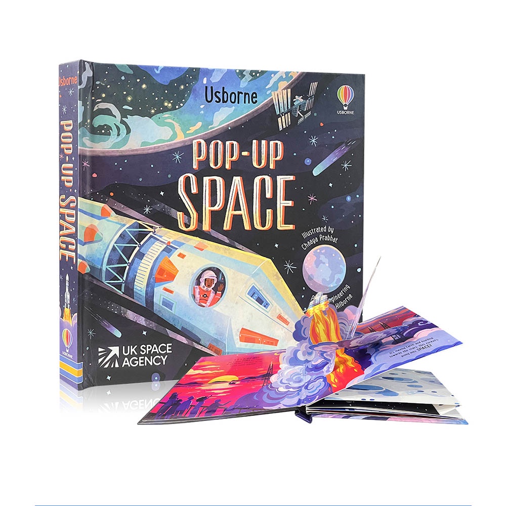 Usborne Pop Up Space English 3D Flap Picture Books for Kids Reading ...