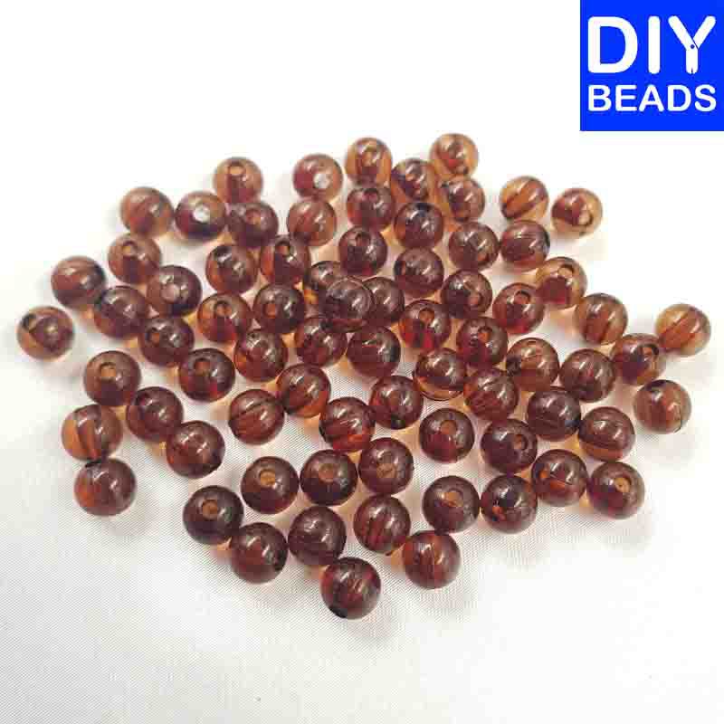 Diy Beads Smooth Beads Choco Brown #68 (250grams) | Shopee Philippines