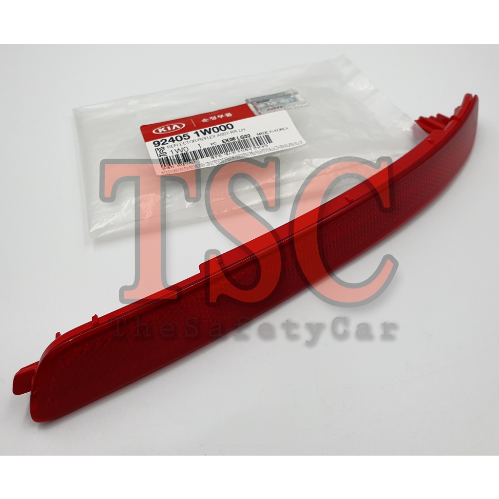 GENUINE Bumper Reflector Kia Rio UB Sedan 2012-2014 Part No. 92405 ...