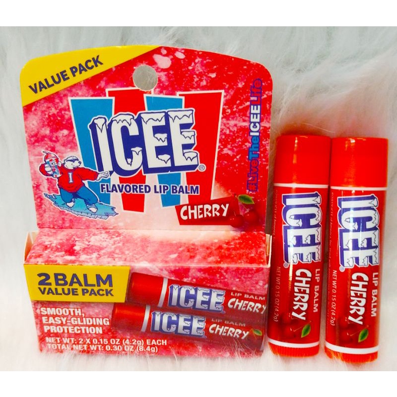 ICEE LIP BALM FLAVORED CHERRY 2 VALUE PACK | Shopee Philippines