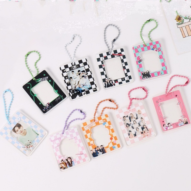 EN BT-S Twice Seventeen TX-T Nct BP Kpop 1 Inch Photocard Holder ...