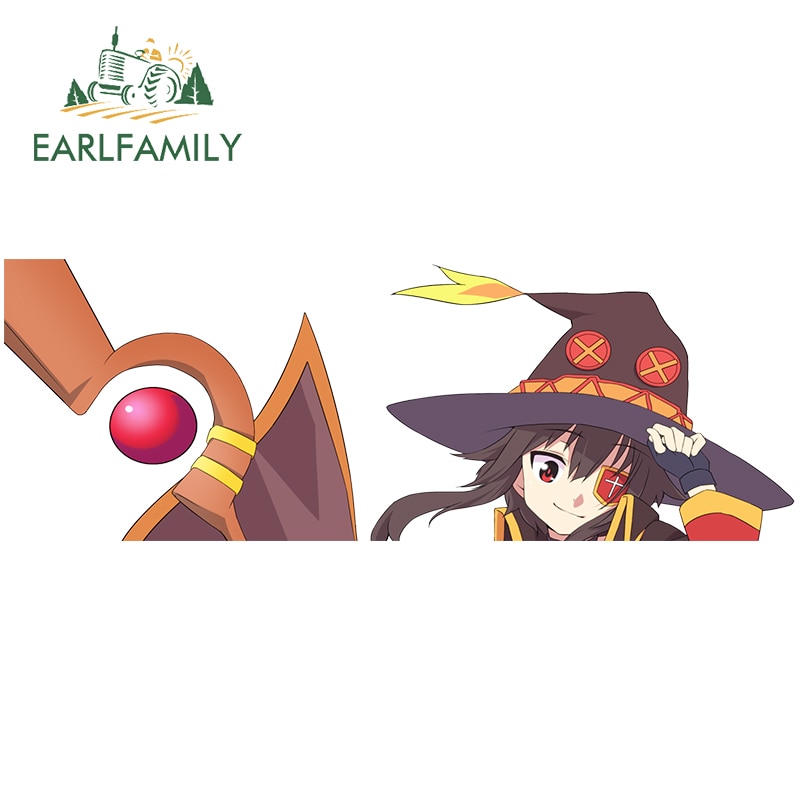 EARLFAMILY 13cm x 4.6cm for Konosuba Megumin Car Stickers Vinyl ...